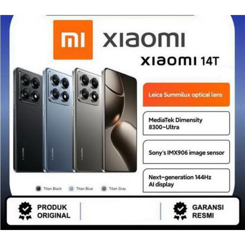 Jual REDMI 14T 5G RAM(12/256-12/512)GB GARANSI RESMI INDONESIA 100% ...