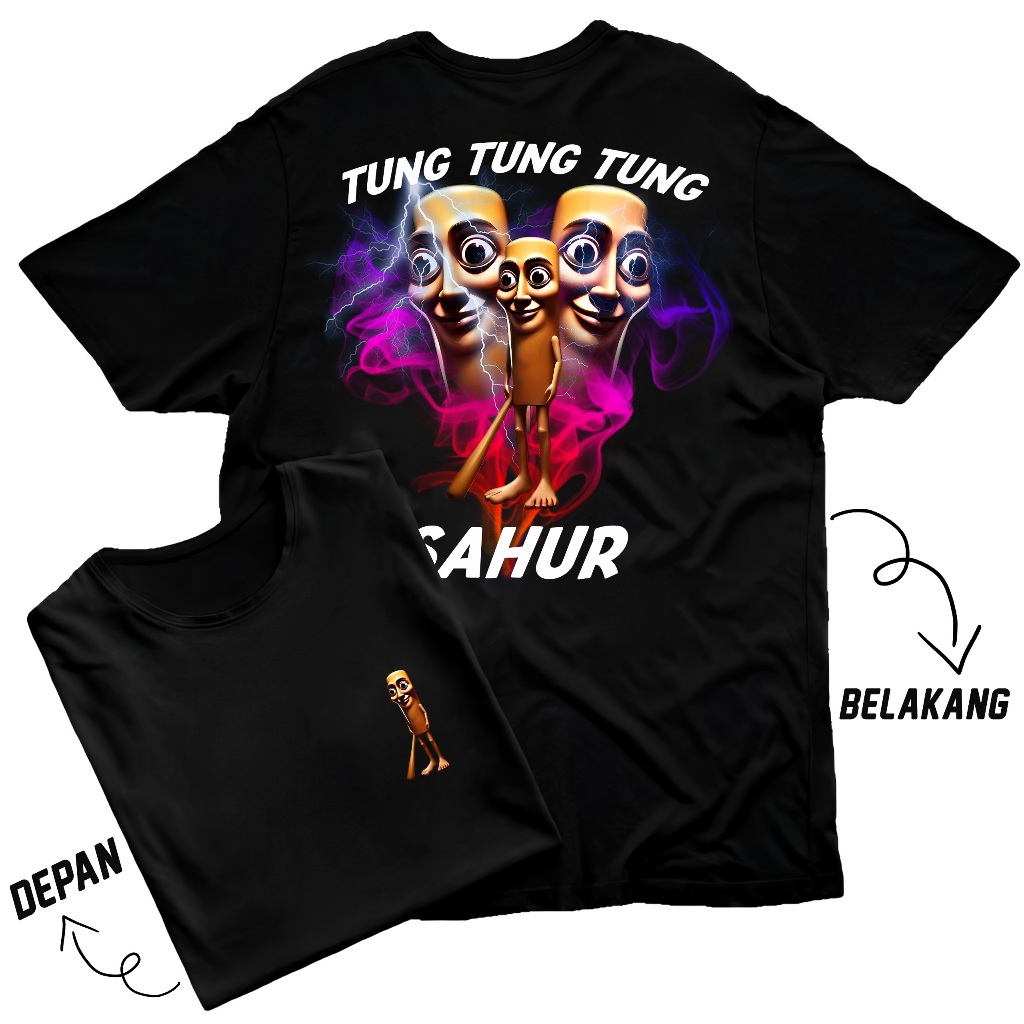 Jual [HOT] Baju kaos Anomali Tung Tung Tung Sahur | kaos meme lucu ...