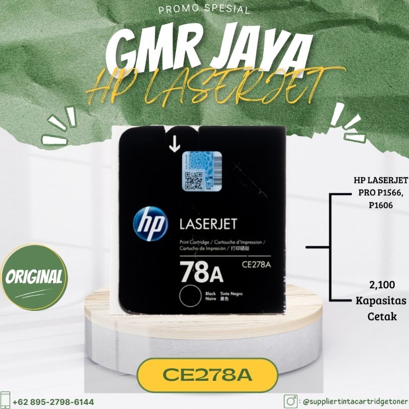 Jual Toner hp 78A / Toner hp 78A original / Toner hp 78A CE278A / Toner ...
