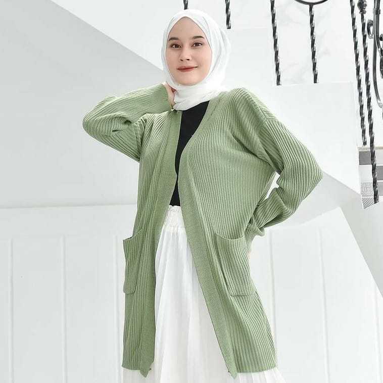 Jual LONG BELLE CARDY OVERSIZE / Cardigan Rajut Belle Premium / Long Cardy Rajut / Belle Cardy ...