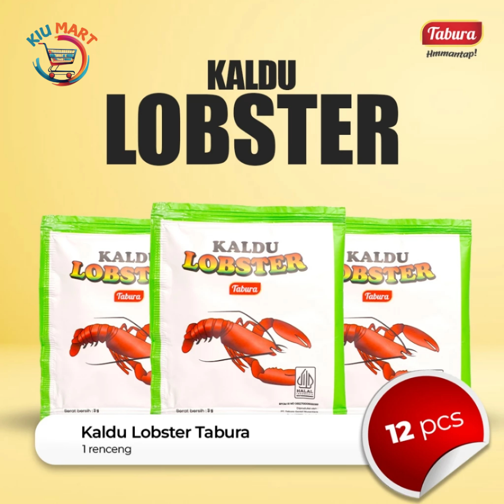 Jual Kaldu Lobster Tabura 3g Serbuk Lobster 12 Pcs (RENCENGAN) | Shopee ...