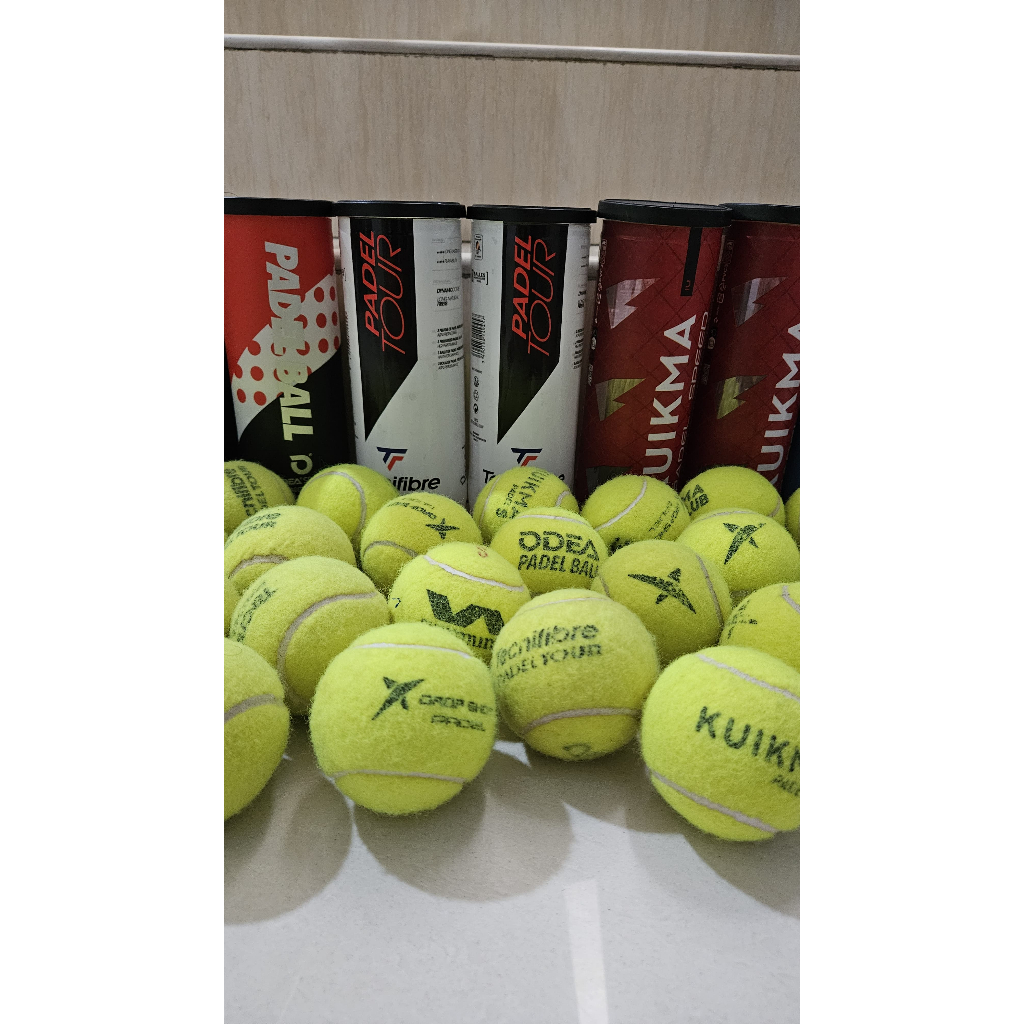 Jual Bola Padel Second Sudah Di Pressurized / Pompa (FREE BOTOL ...