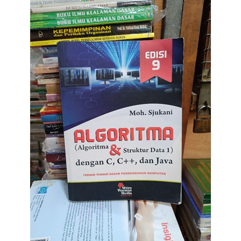 Jual buku komputer bekas. algoritma & struktur data 1 dengan C, C++ dan Java. edisi 9 | Shopee ...