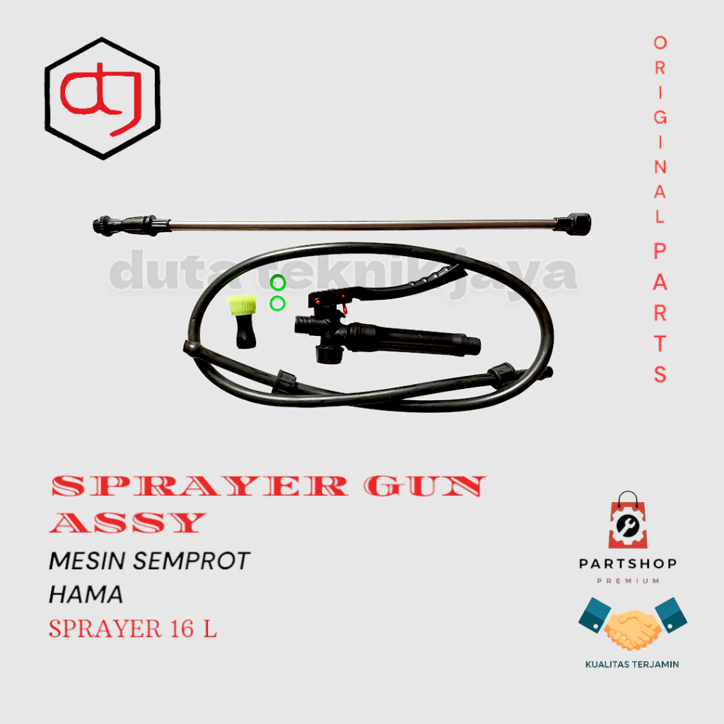 Jual SPRAYER GUN ASSY STIK PENYEMPROT MESIN SEMPROT HAMA 16L | Shopee ...