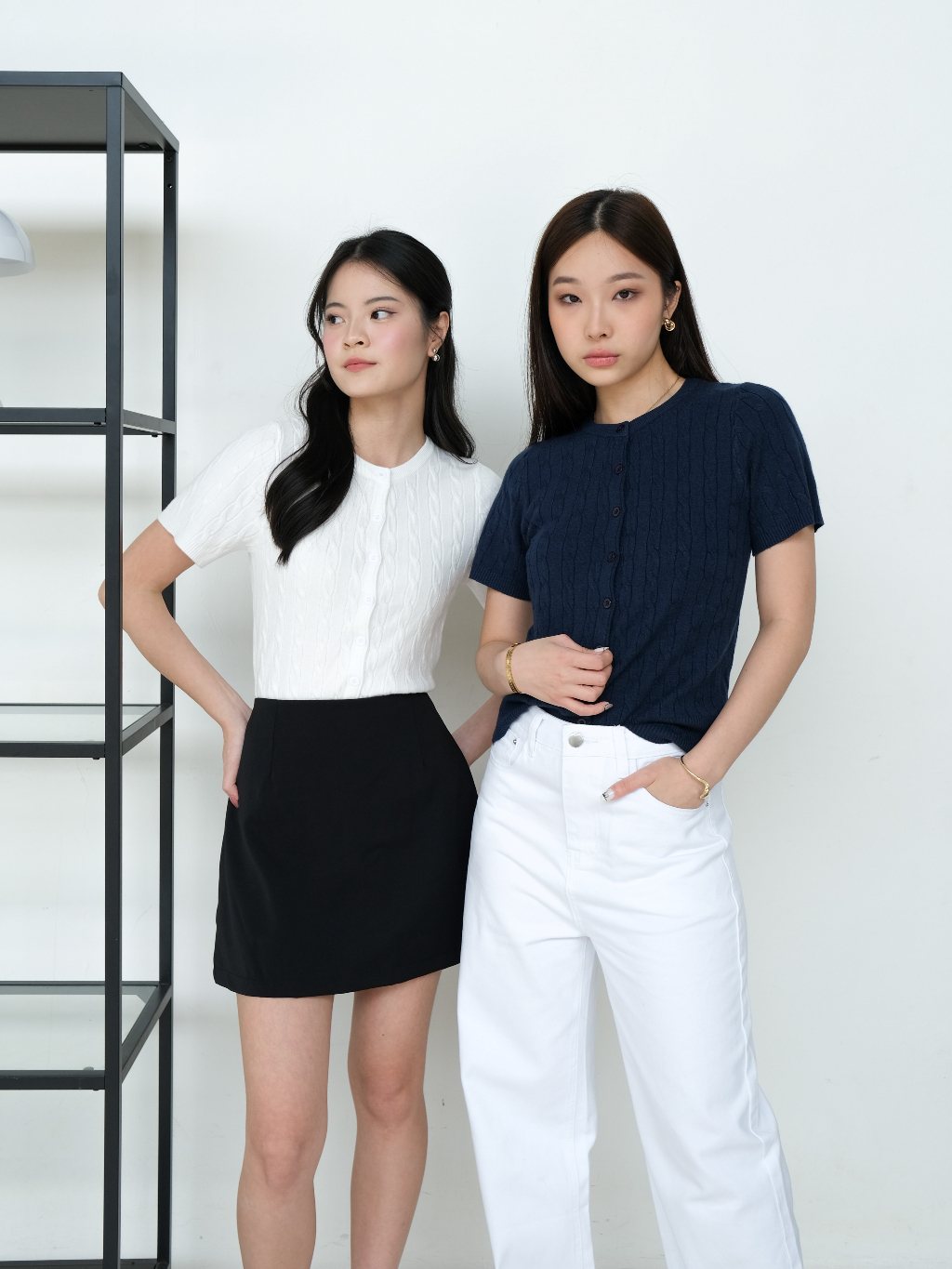 Jual Kiyorawears - Vio Knit Top / Premium Cable Knit Top / Blouse ...