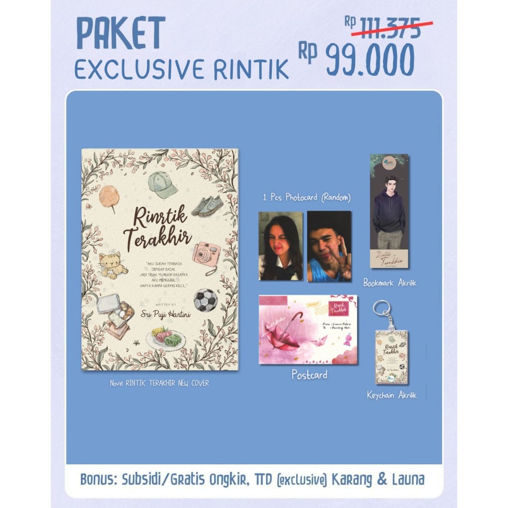 Jual NOVEL RINTIK TERAKHIR by Sri Puji Hartini - Akad x Skuad (Sekuel Aku Tak Membenci Hujan ...