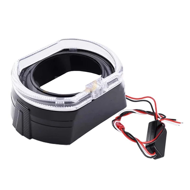 Jual SHROUD BMW 2.5 INCH BODY HITAM FULL RING ANGEL EYE BILED RING ...