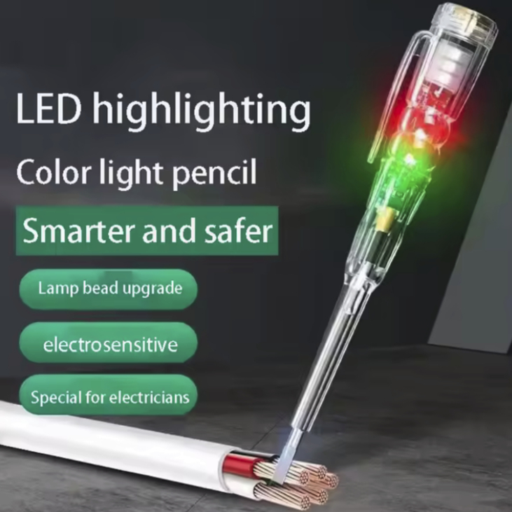 Jual Obeng Tespen Led Dual Led Cek Kabel Putus Cek Arus Listrik Tes pen ...