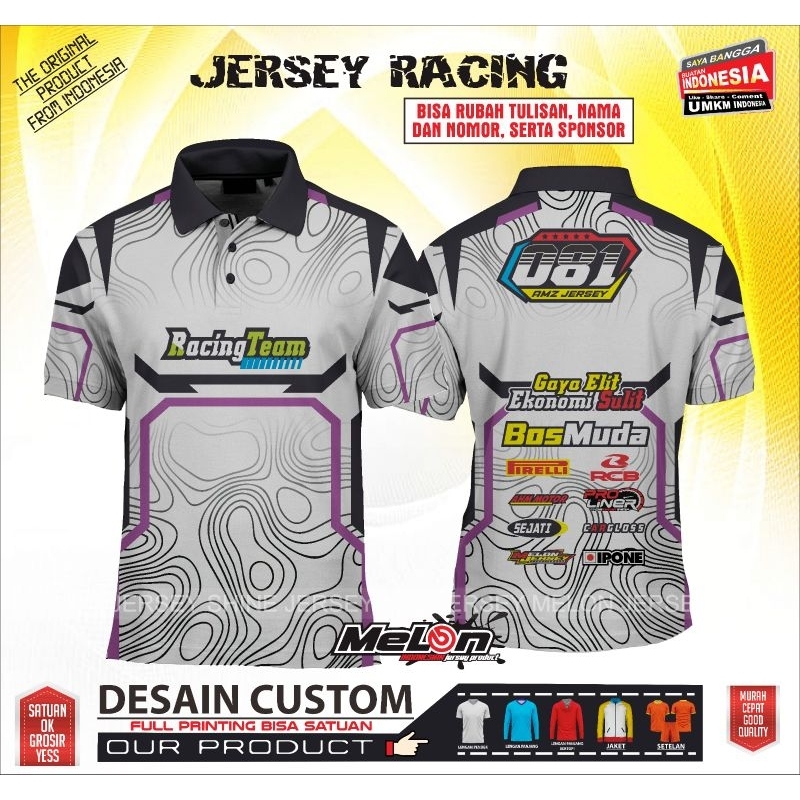Jual JERSEY RACING GRATIS NAMA DAN NOMOR | Shopee Indonesia