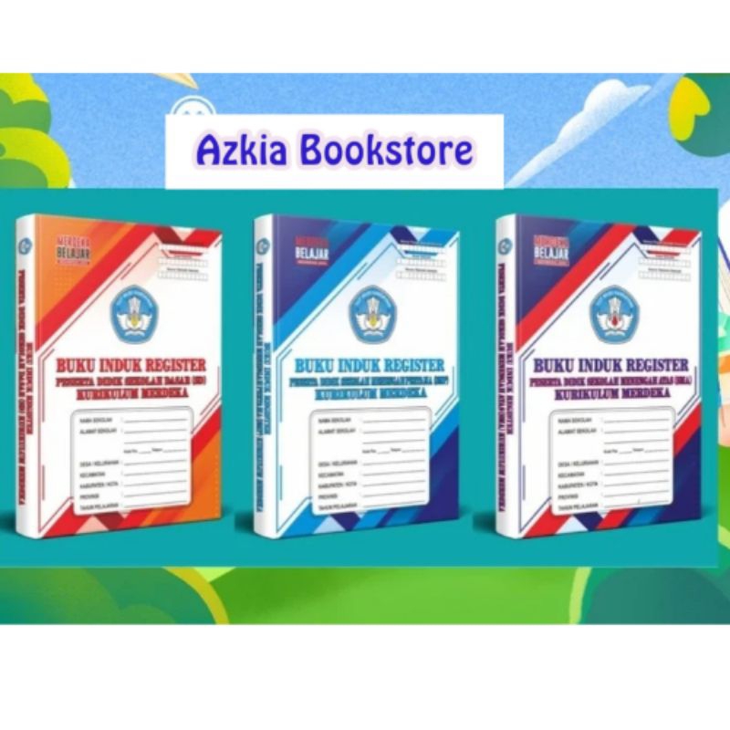 Jual Buku Induk Register Peserta Didik SD, SMP, SMA Kurikulum Merdeka | Shopee Indonesia