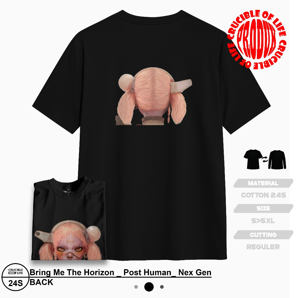 Jual Kaos BRING ME THE HORIZON NEX GEN POST HUMAN kaos band bmth oliver | Shopee Indonesia