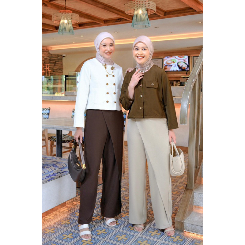 Jual Kienka - Runa Pants Celana Kantor Panjang Wanita | Shopee Indonesia