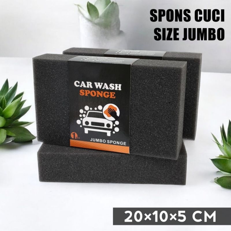Jual busa spons hitam jumbo untuk cuci piring & kendaraan | Shopee ...