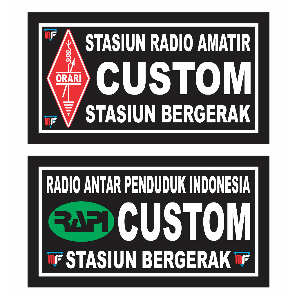Jual CUTTING STICKER STASIUN BERGERAK CUSTOM ORARI RAPI | Shopee Indonesia