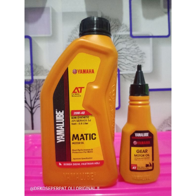 Jual OIL YAMALUBE METIC PAKET HEMAT, SUDAH SATU PAKET OLI MESIN+ OLI ...