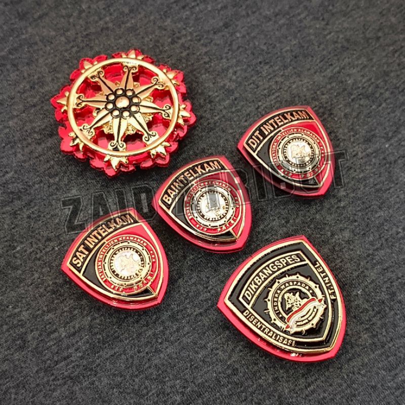 Jual PIN SAT INTELKAM / PIN DIT INTELKAM / PIN BAINTELKAM / RODA CAKRA ...