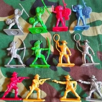 Jual Mainan patung Indian / Dayak isi 50 pcs murah grosir mainan ...