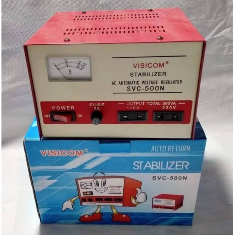 Jual Stabilizer Listrik Auto Return VISICOM 500 WATT Alat Stabil ...