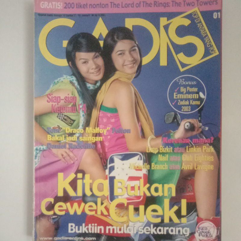 Jual Majalah Gadis Tahun 2003 Cover Astrid & Nabila | Shopee Indonesia