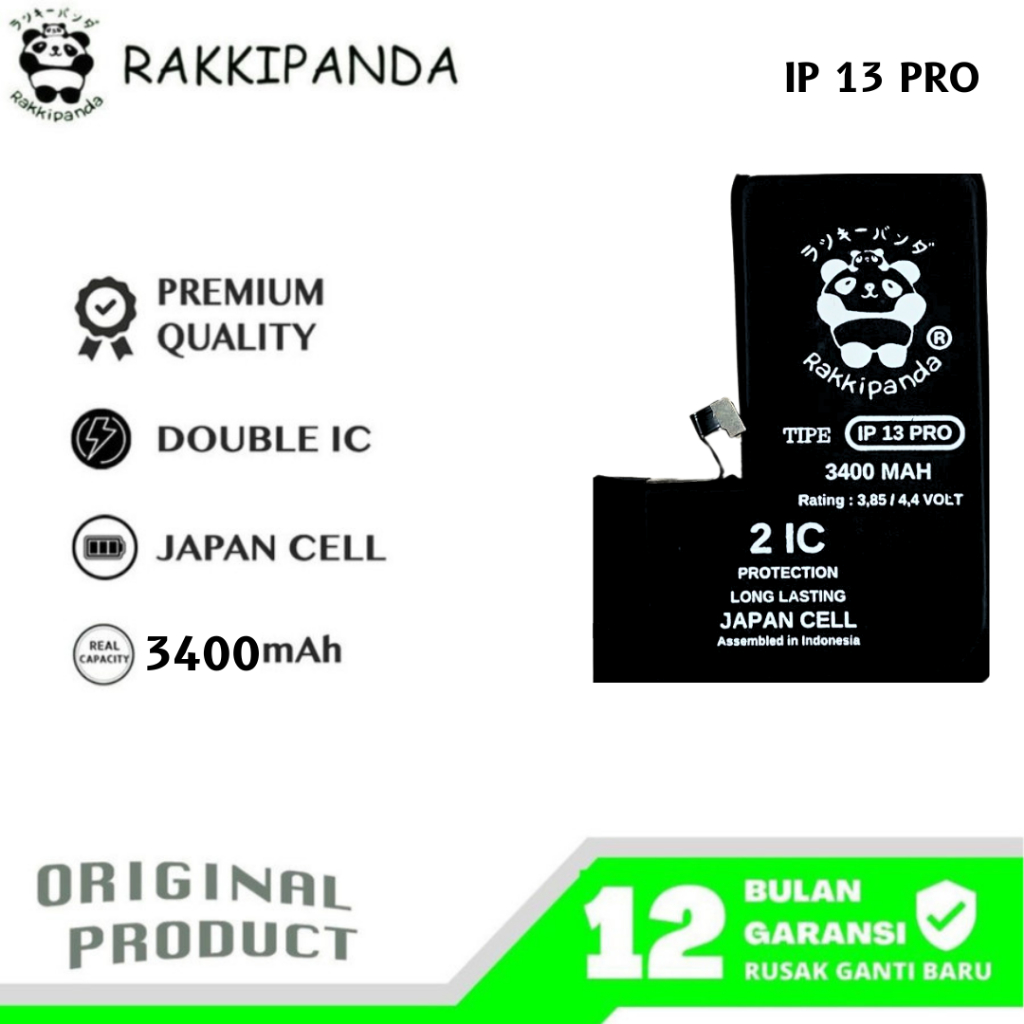 Jual RakkiPanda - iP 13 Pro Batre Batrai Baterai | Shopee Indonesia