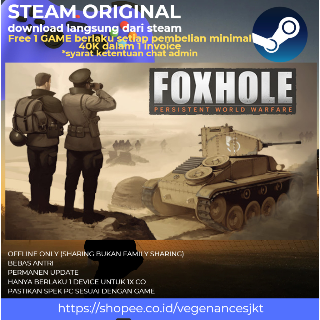 Jual Foxhole PC Game Sharing Original + Latest ONLINE | Shopee Indonesia