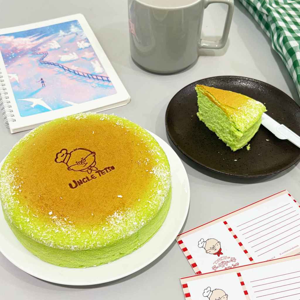 Jual Uncle Tetsu - Coconut Pandan Cheesecake | Shopee Indonesia