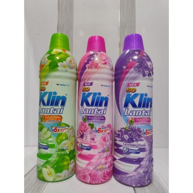Jual SoKlin Lantai 800ml Botol | Shopee Indonesia