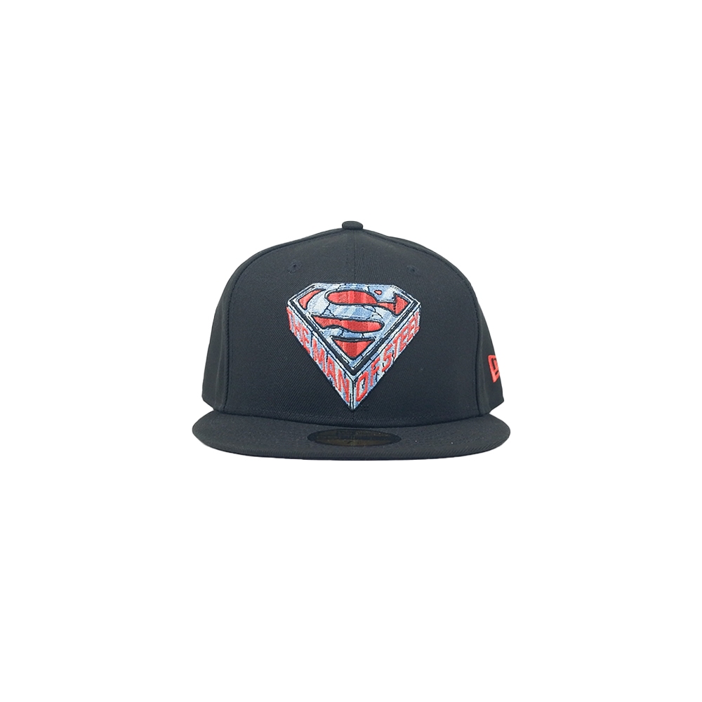 Jual Topi New Era x Superman Man of Steel Logo 59Fifty Fitted Hat ...