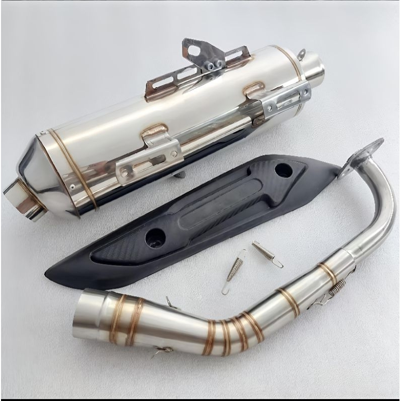 Jual Knalpot Standar CMS FULL CROUM untuk semua motor metic beat Scoopy ...
