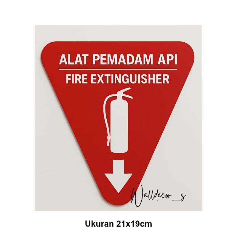 Jual APAR SIGN AKRILIK - Plang Alat Pemadam Api | Fire Extinguisher ...