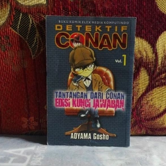 Jual Komik Original DETEKTIF CONAN Vol 1 TANTANGAN DARI CONAN EDISI KUNCI JAWABAN AOYAMA Gosho ...