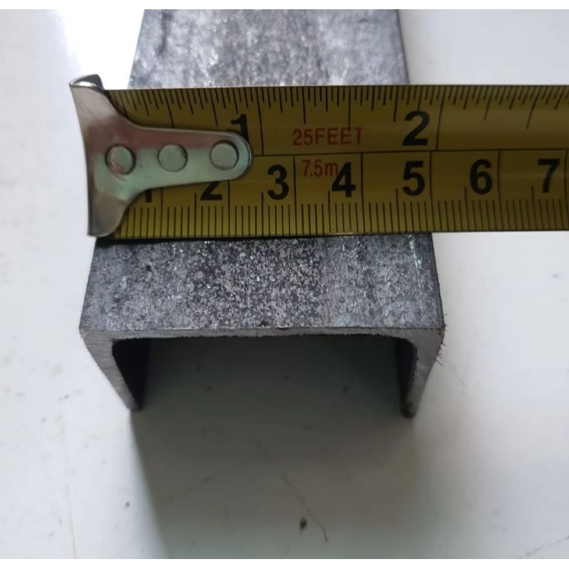 Jual Besi UNP 5cm x 3 cm tebal 3,6mm panjang 100cm | Shopee Indonesia