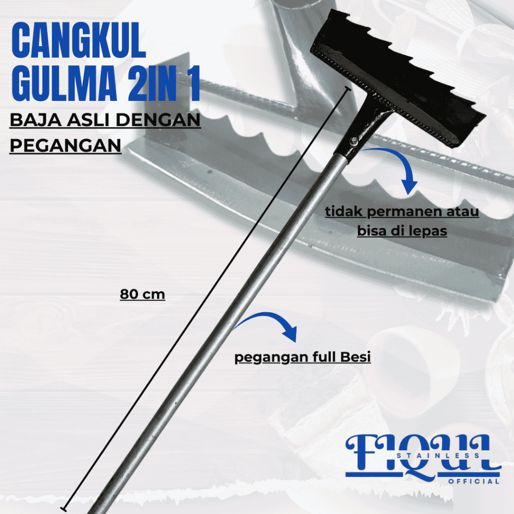 Jual Garuk Cangkul Gulma Rumput Full Besi Kuat dan Tahan Lama | Shopee ...
