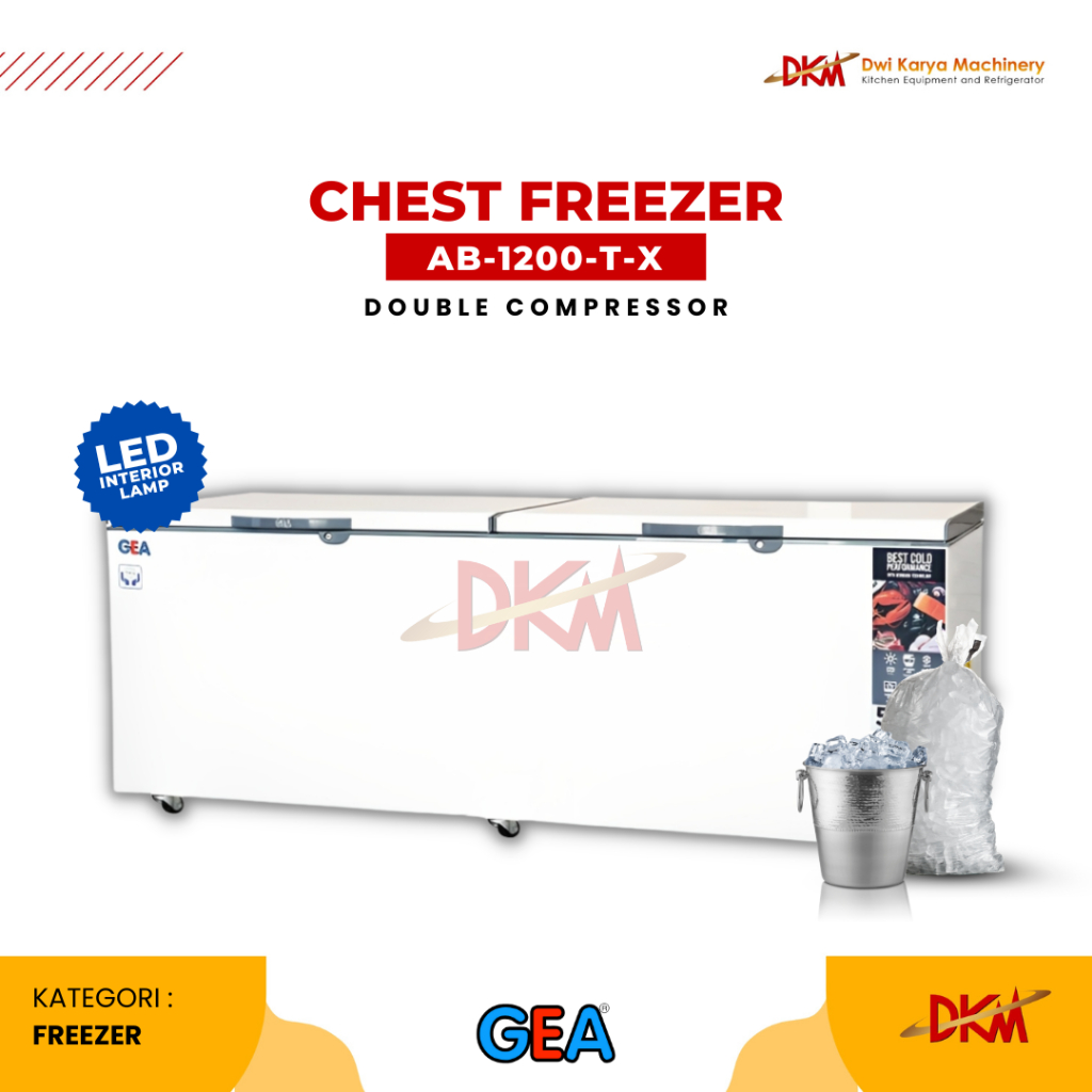 Jual CHEST FREEZER GEA AB-1200-TX / FREEZER BOX 1050 LITER AB 1200TX ...