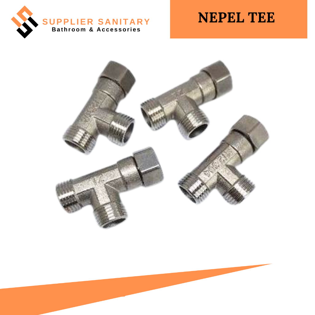 Jual TEE closet/Nepel TEE stenlies/sambungan kran | Shopee Indonesia