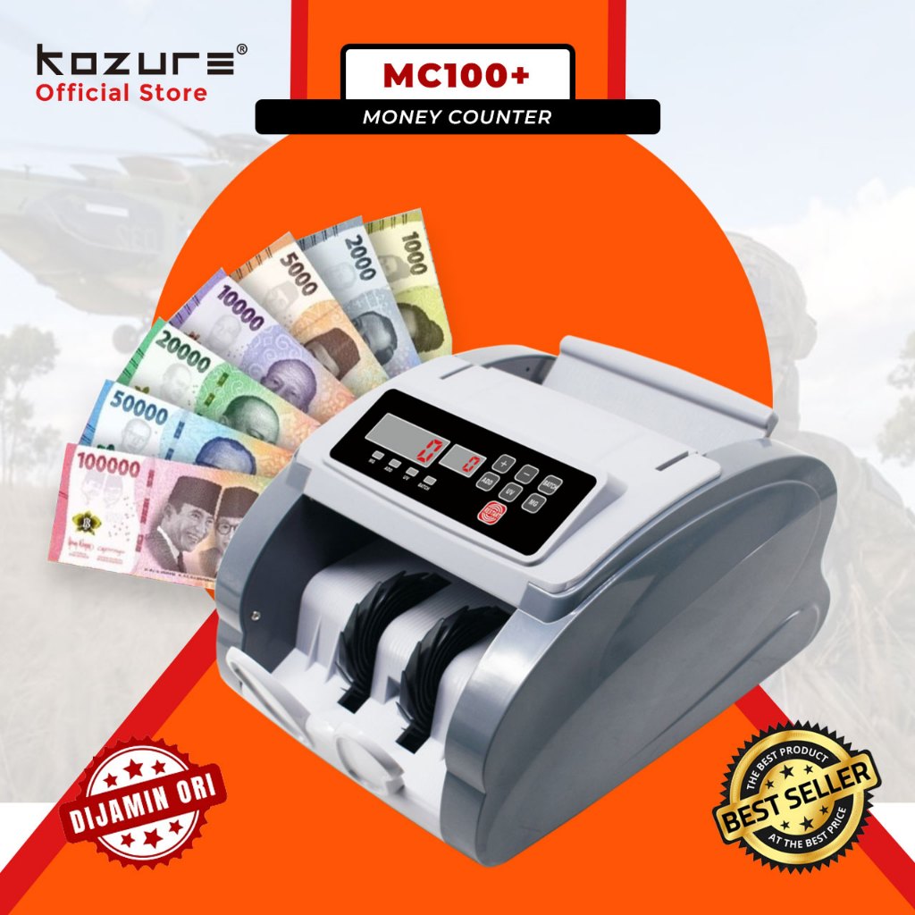 Jual MONEY COUNTER Kozure MC100+ Mesin Hitung Uang Fitur Sensor UV ADD ...