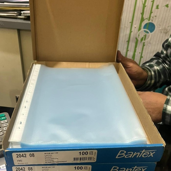 Jual Plastik PP Pocket Bantex Size A4 & F4/Folio (1Pak) | Shopee Indonesia