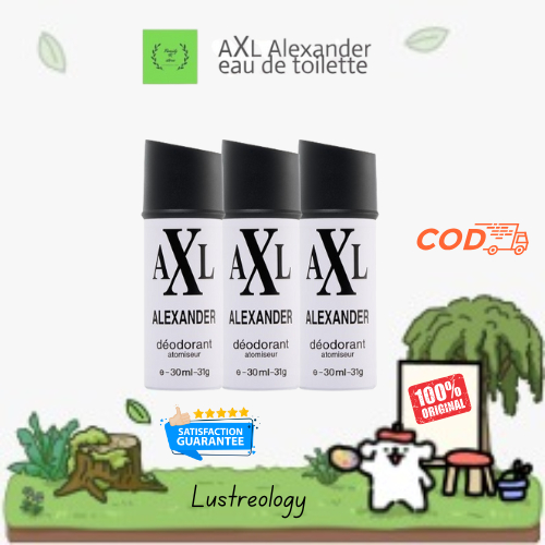 Jual AXL Alexander Deodorant Spray 150 ML - Putih 3 in 1 Paket Hemat ...