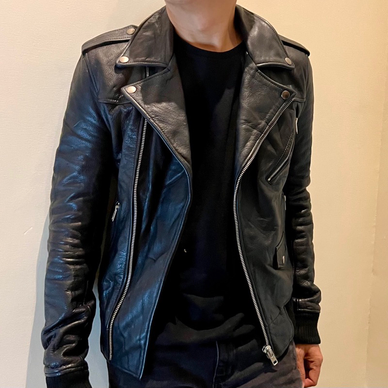 Jual Leather Jacket Jaket Kulit Ramones Bomber Jangkis Bekas Preloved ...