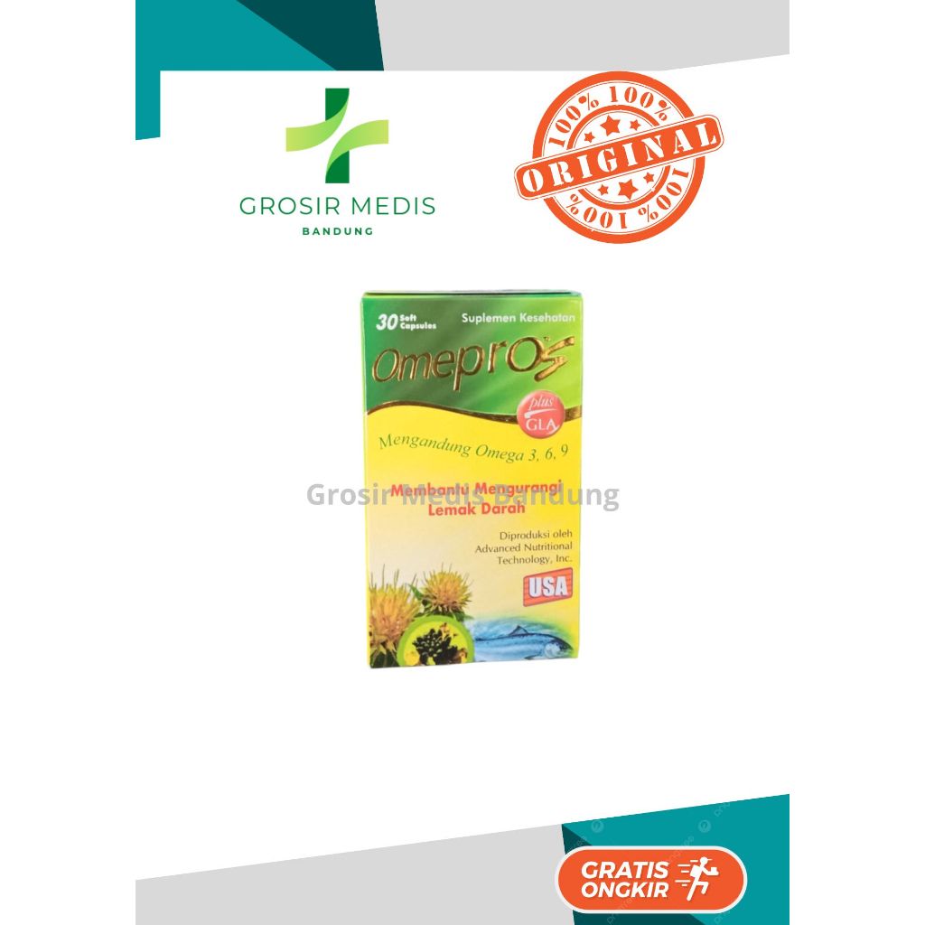 Jual Omepros 30 Soft Capsules | Obat Penurun Kadar Kolesterol | Shopee ...