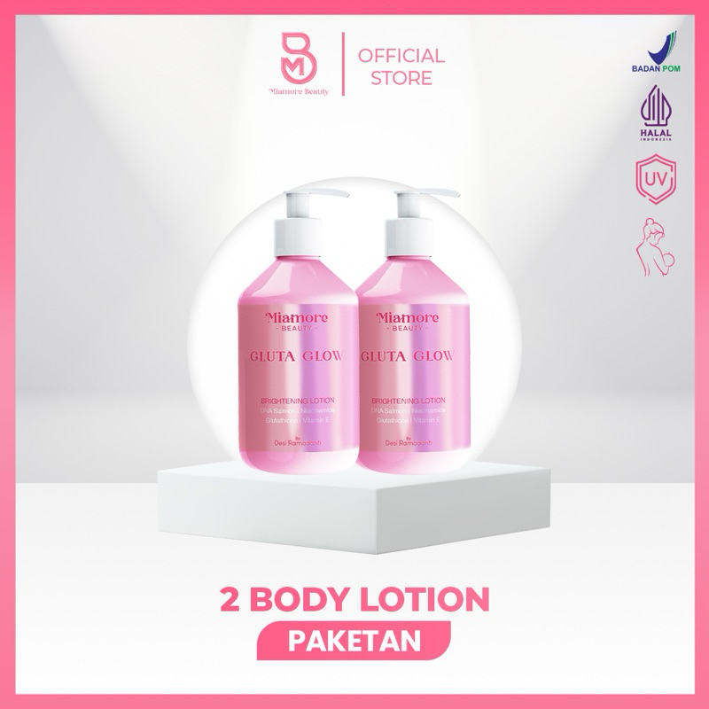 Jual [ 1 FREE 1 PCS] REFOMULASI 6,1% GLUTA GLOW HANDBODY LOTION ...