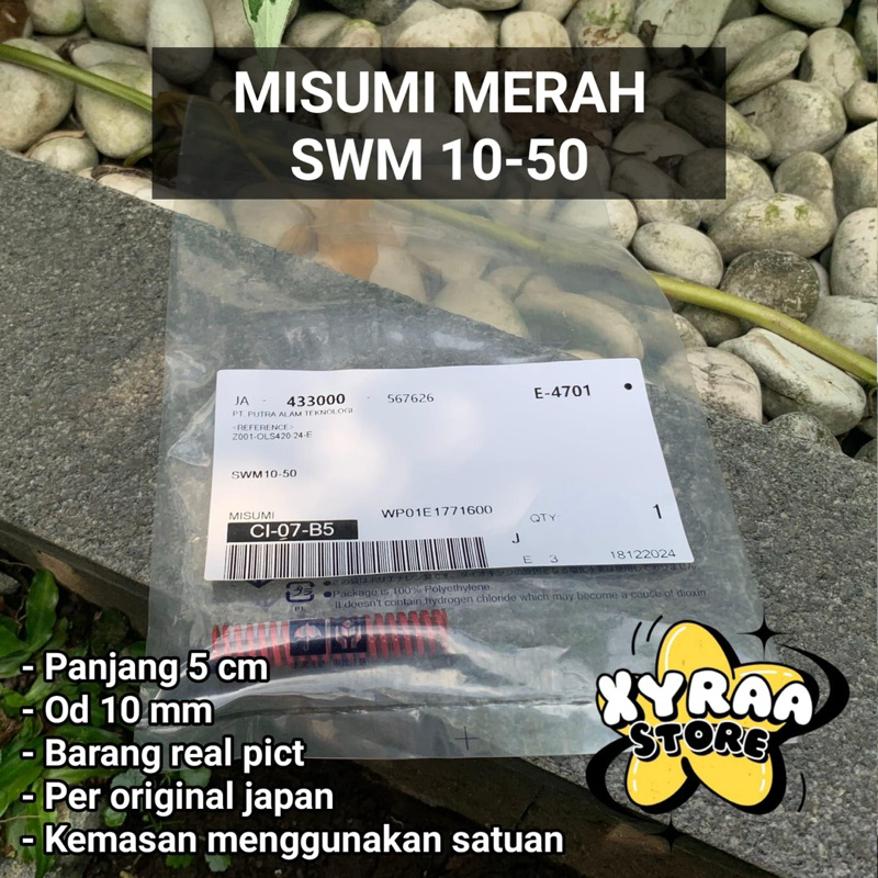 Jual Per misumi Merah SWM 10-50 / Spring misumi original japan SWM 10 ...