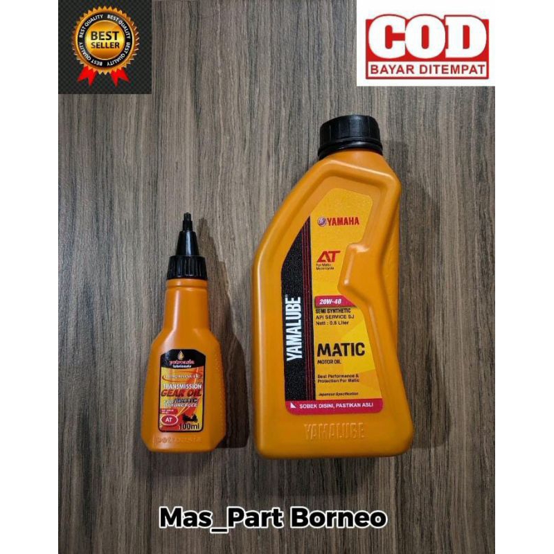 Jual Oli Yamalube Matic 800ml & Oli Gear ( GRATIS KARDUS PACKING ...