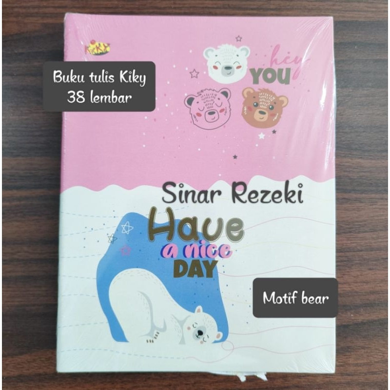 Jual 10 BUKU!! TULIS!!COLOUR BERGAMBAR!! Buku tulis Kiky 38/buku tulis ...