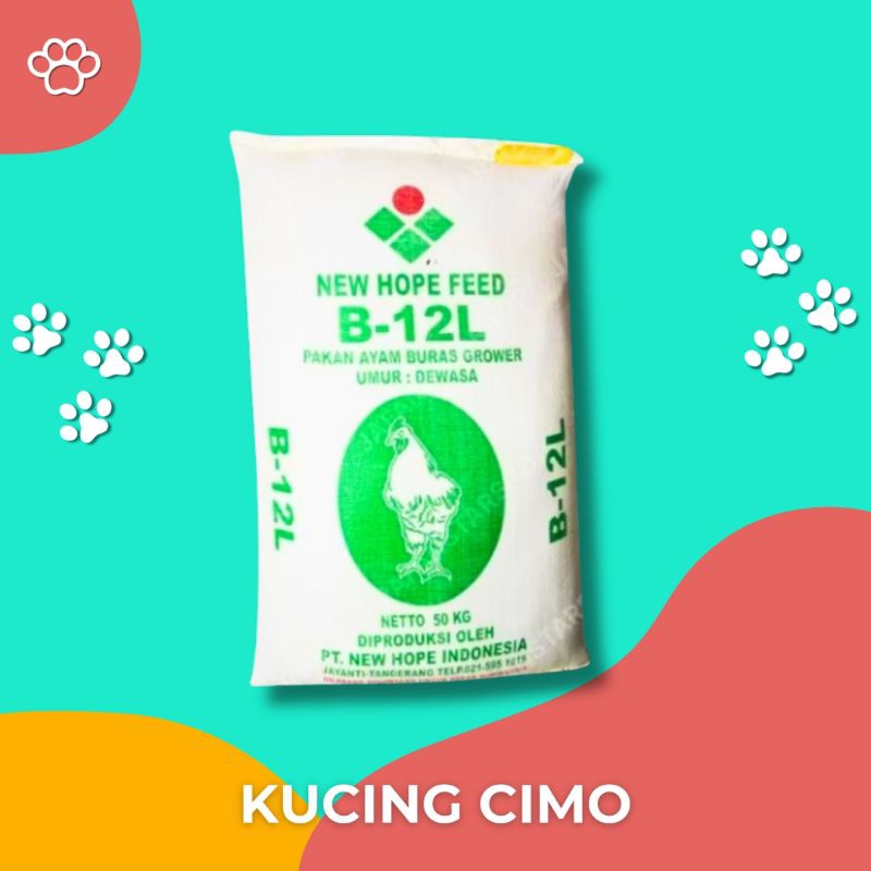 Jual Pur Pakan Buras New Hope B12L Untuk Ayam, Bebek dan Entok 1 Karung ...