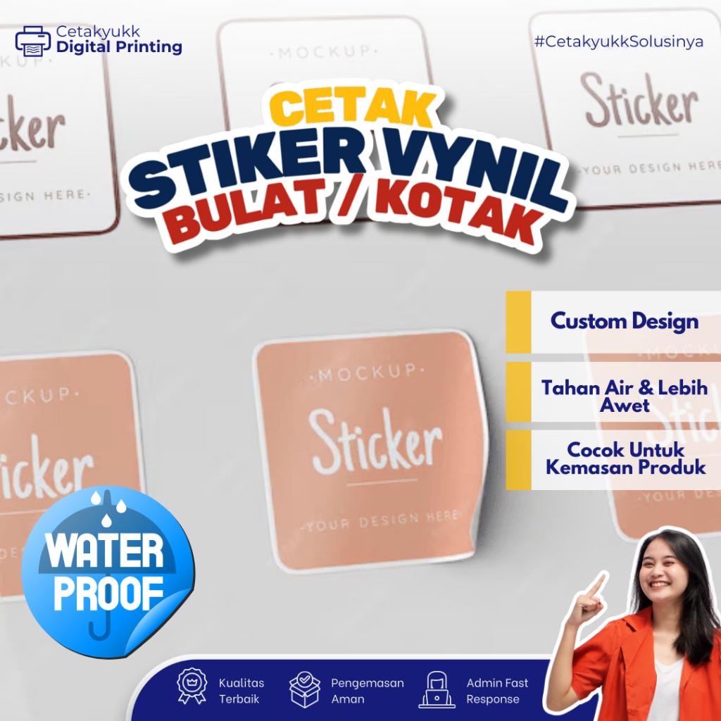 Jual Cetak Print Dan Cut Sticker Vinyl A3+ Cetak Stiker Label Kiss Cut ...