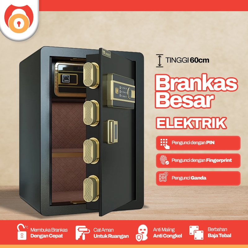 Jual Brankas Elektrik Digital Tahan Api Safe Deposit Box Brangkas Uang ...