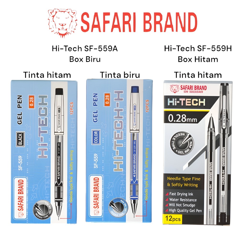 Jual (Hitech-LUSIN) Pulpen Ballpoint Pena Polpen Hi tech Hi-Tech Hitech ...