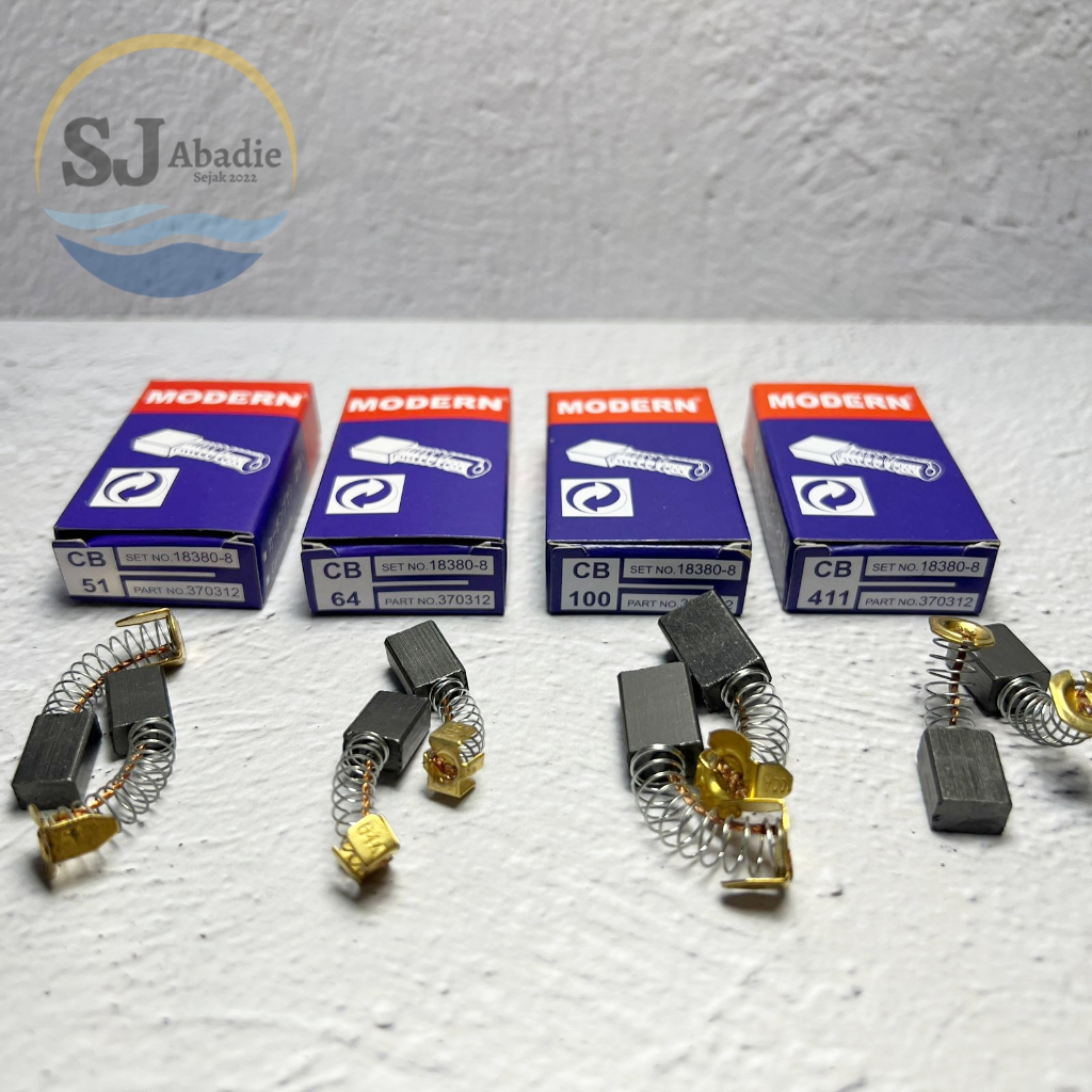 Jual (20 PC) MODERN Carbon Brush Kul Spul Arang CB411 CB51 CB100 CB64 ...