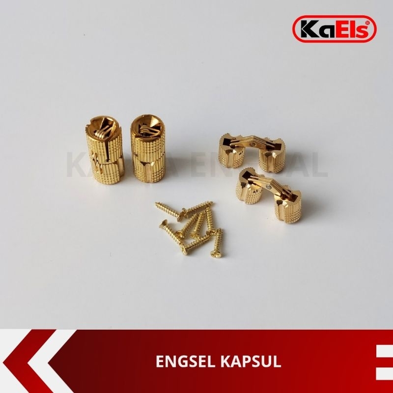 Jual Engsel Kapsul Mini Gold / Engsel Tabung Bulat Emas / Engsel Emas ...